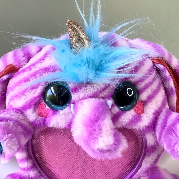Zuru | Toys | Zuru Rainbocorns Purple Striped Elephant Stuffed Plush ...